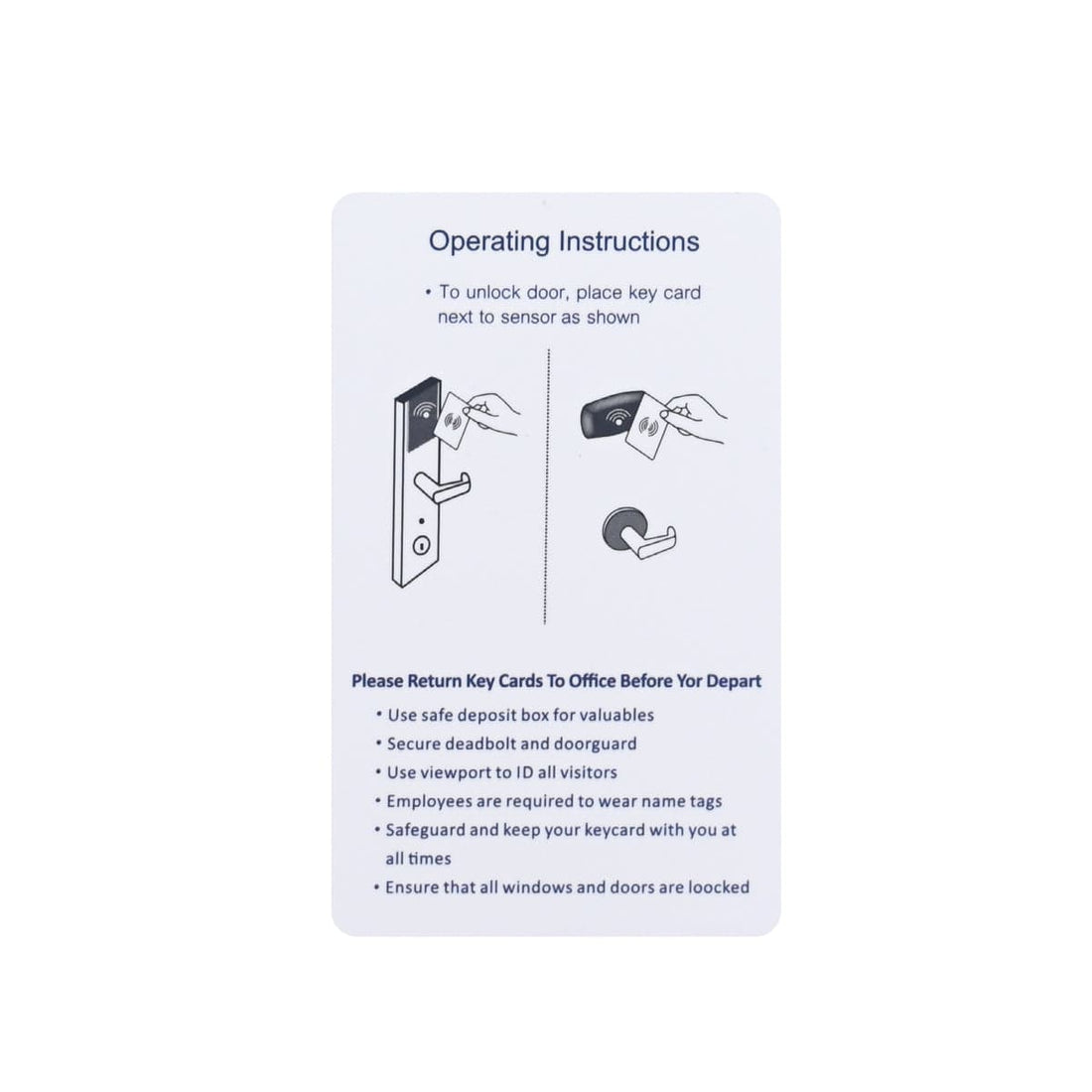 ASSA ABLOY Generic RFID Guest Key Cards | Box of 200 – Hotel & Resort ...