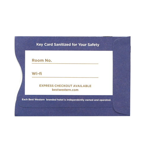 Best Western Rewards Key Packets | Custom Key Sleeves – Hotel & Resort ...